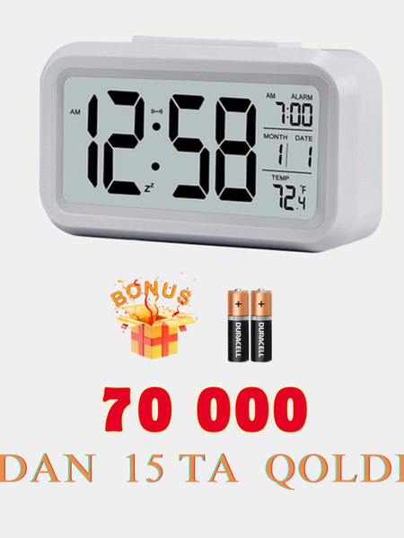 Smart tarozi (elektron) va smart (tungi) soat.