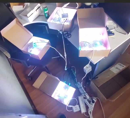 3D гирлянда с блоком управления