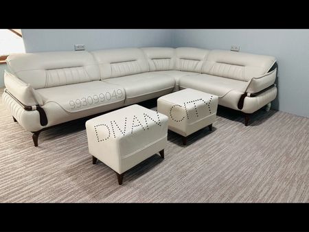 Ugalok divan LINDA Mexanizm delfin yashik + dve pufik