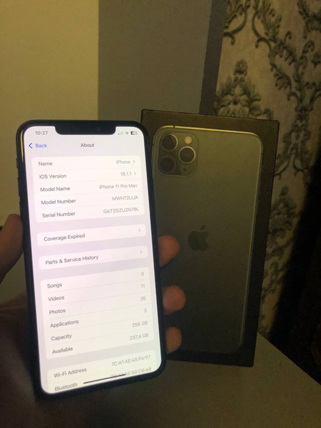 Iphone 11 pro max 256 gb