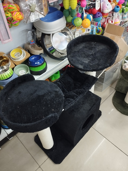 Лежанка домик для котикоа