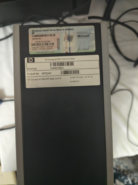 Hp kompyuter  plus monitor