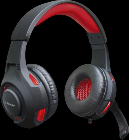 СКИДКА!Игровые Наушники Defender G450 Warhead с подсветкой