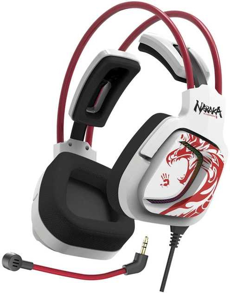 Проводные наушники Bloody G575 NARAKA EDITION - ИГРОВАЯ ГАРНИТУРА 7.1