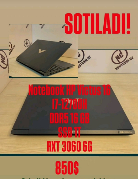 Notebook HP Victus 16