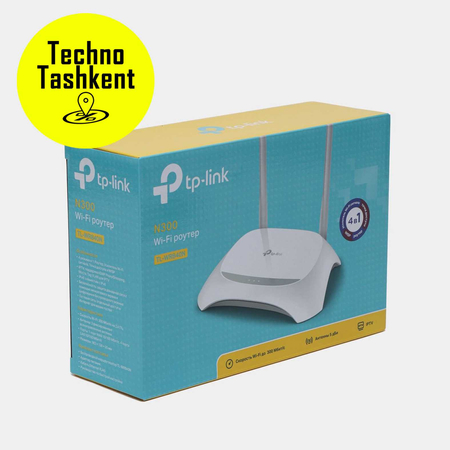 WiFi роутер TP-Link TL-WR840N, 300 Мбит/с оптика (Dostavka Bor)