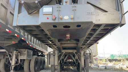 Самосвальный полуприцеп марки LUCHI SHANDONG 60 тонн Усилиный вариант