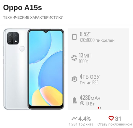 Oppo s15a 650 oxirgi narxi