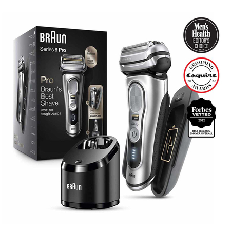 Электробритва Braun Series 9 Pro 9427s с зарядной станцией и PowerCase