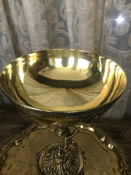 Вазы латунь.