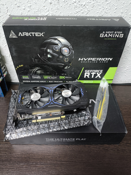 Новая! Arktek RTX3050 8Gb GDDR6