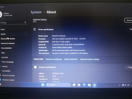 Lenovo igravoy i5 8-avlod