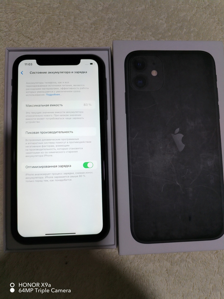 IPhone 11  256 GB LL/A Yomkost 83%