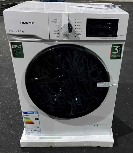Стиральная машина MOONX SY6200W Inverter 6kg/7.5kg/8kg/9kg/10kg/12kg