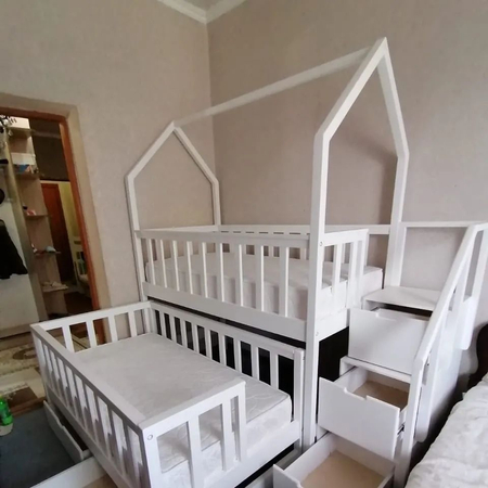 ikki etajli DOMIK krovatlar. ishlab chiqarish. yuqori sifat.