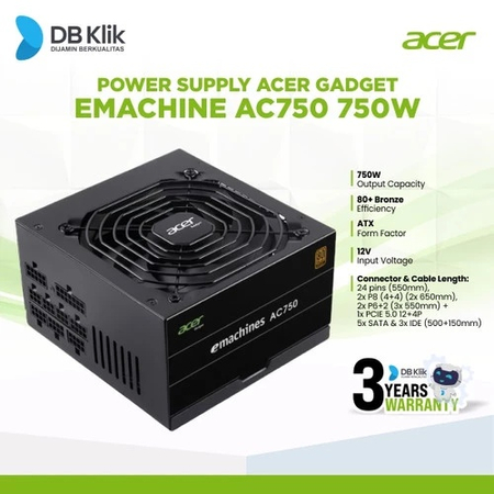 Продается Блоки питание ACER AC750 emachines 750w full modular.