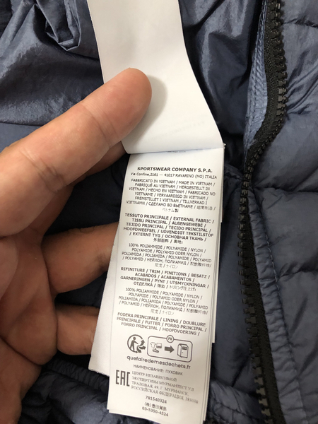 Новый пуховик Stone Island xl