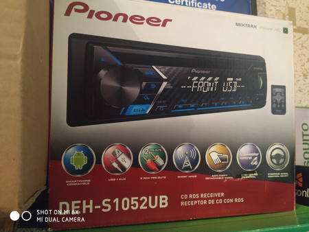 Автозвук магнитофон Pioneer(Bluetooth/USB/AUX/CD/MP3/FM Radio))