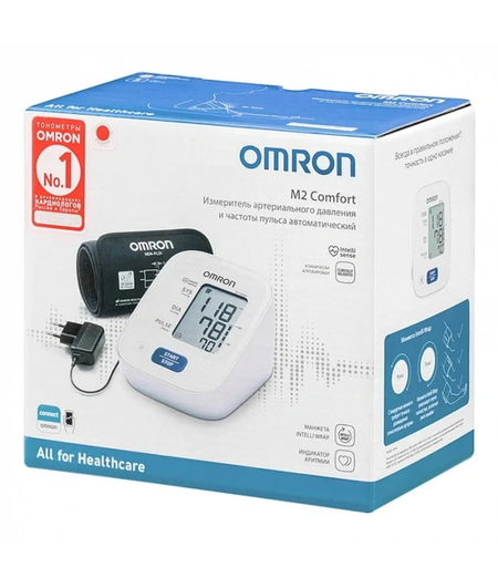 Тонометр OMRON M2 Comfort с адаптером (HEM-7123-ALRU)