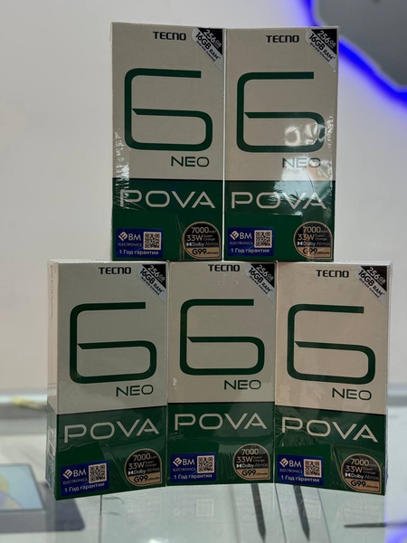 Tecno Pova 6 Neo 2024 New Super Skidka+Garantiya+Dastavka