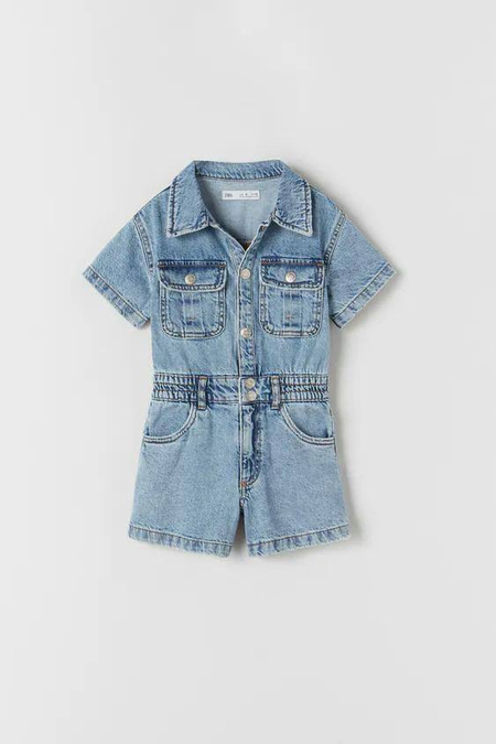 Джинсовый комбинезон для девочек ZARA