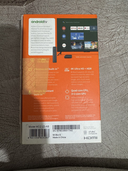 Mi box s новая не испольванная