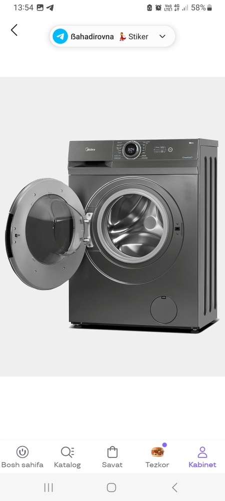 Midea 6 kg chiroyli sifatli model