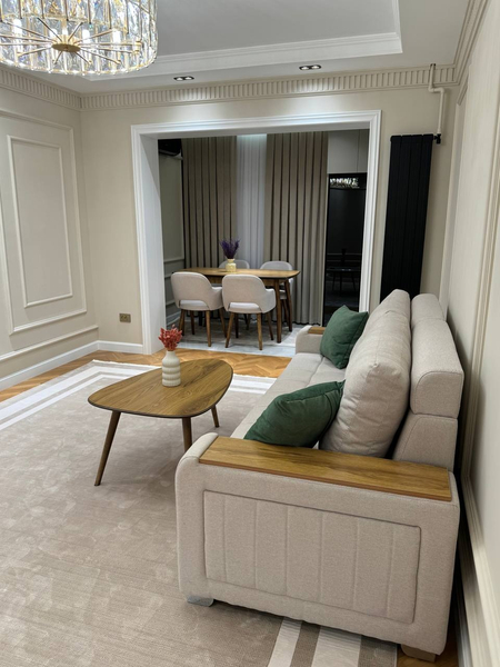 Чимган Эко базар. 4/1/4. 80м² Евро Люкс. С мебель техниками.