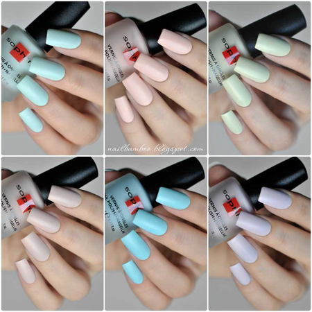Лаки для ногтей Sophine из коллекции Matte Allure