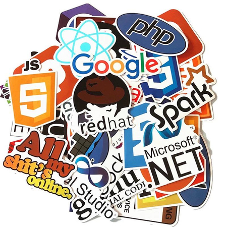 граффити подарочные наклейки Stickers на скейтборд, чемодан, телефон