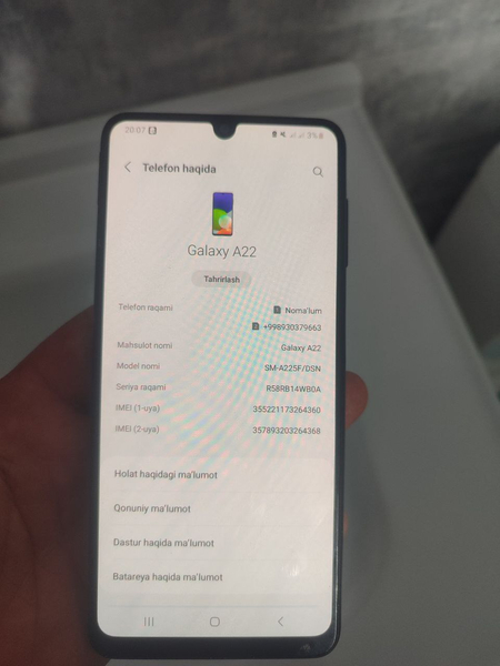Samsung Galaxy A22