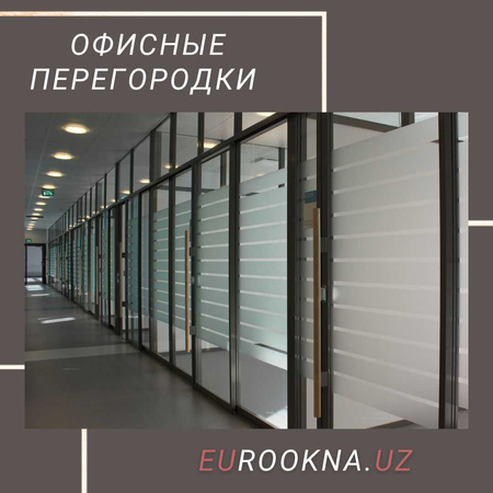 Офисные перегородки из стекла