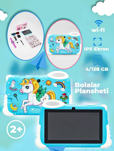 Yangi Bolalar Plansheti CCIT KT 700 Pro, Детские умные планшеты