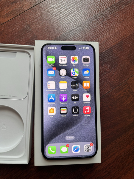 Iphone 15 PRO MAX 256gb blue titanium