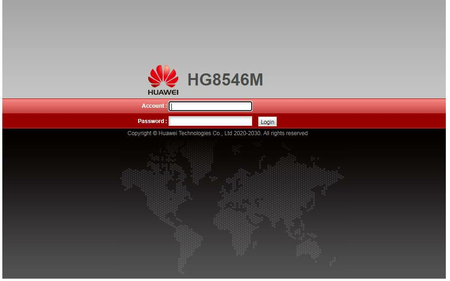 Gpon HG8546M modem