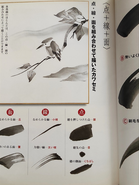 Книга, Учебник по японской живописи суми-е для начинающих