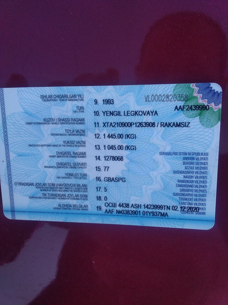 Lada samara 09 metan