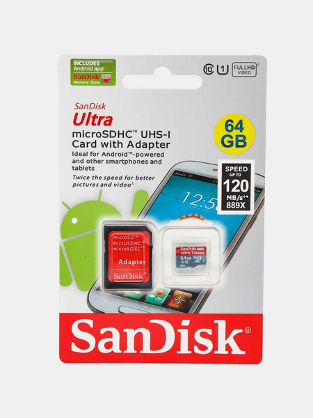 SanDisk Ultra / микро флешка 32/64/128/256/ GB micro SDHC Class 11