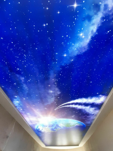 Натяжные потолки и фотообои 3D самарканд