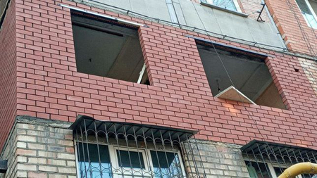 Кладка балкон решотка казирок