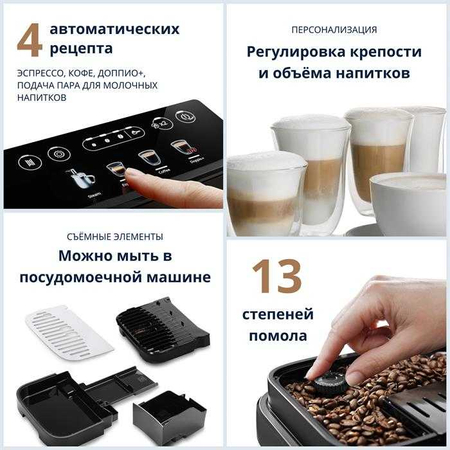 DeLonghi Кофемашина ECAM290.22.B наличные рассрочка перечисление доста