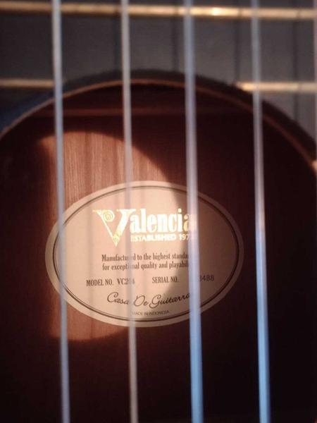 Продается гитара Valensiya VC204