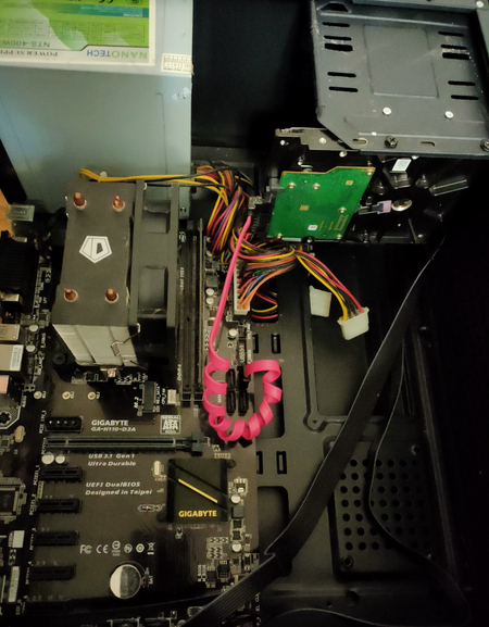 Кейс.Core i3 7100/h110 Gigabyte/8gb ddr4/500gb hdd/Intel hd/400w blok/