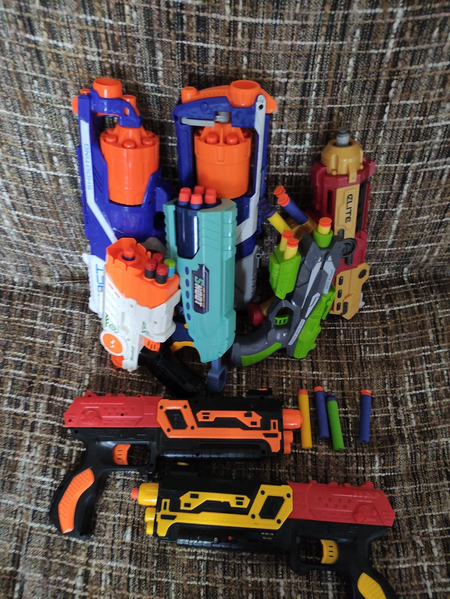 Пистолеты бластеры Nerf