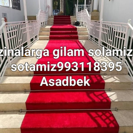 Kavralan gilam optim sotamiz ustonofka qilamiz