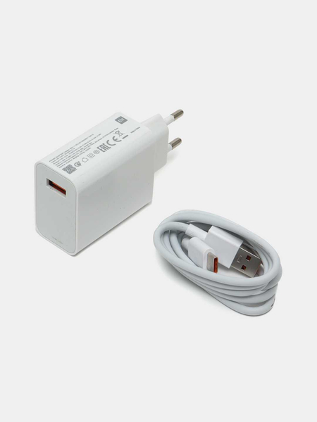 Tezkor zaryadlash qurilmasi MI 11 27W Type-C va Micro USB kabelli