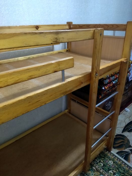 2х ярусная кровать, (2 каватли кроват)
