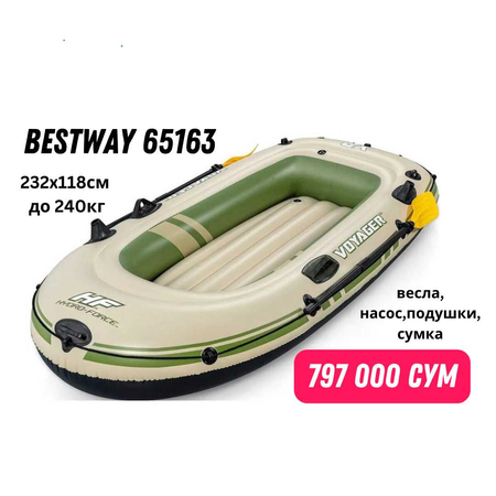 Новая надувная лодка Bestway 65163 BW 