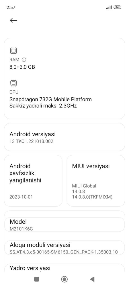 Redmi 10 not pro