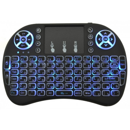 Беспроводная клавиатура Mini Keyboard Backlit с тачпадом и...